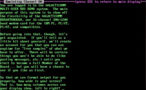 Gallery – The Major BBS